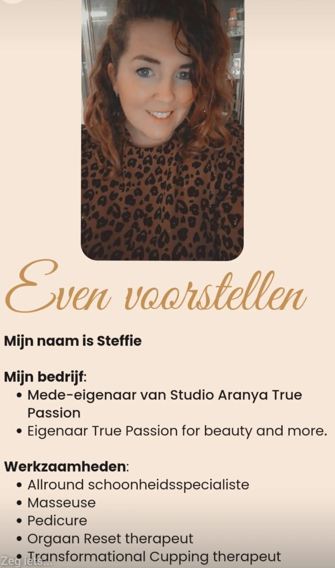 True Passion - Even voorstellen